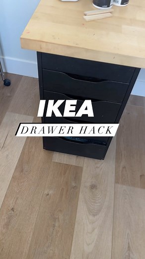 Haylee Griffin | DIY + Home | Comment SHOP for links for this IKEA Alex Drawer Hack Project! May be the fastest and easiest glow up I've ever done. If you don't have a... | Instagram