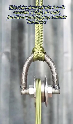 How to Build a Durable DIY Pulley with Spare Parts