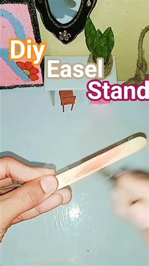 #diy Easel stand 😱 #shorts #ytshorts /#craftermadhav