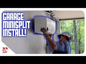 Ductless Mini Split Install IN MY GARAGE!! | AC & Heating System