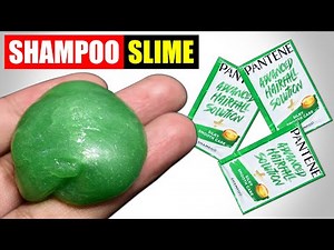 1 INGREDIENT/HOW TO MAKE SHAMPOO SLIME WITH WATER AND TOOTHPASTE WITHOUT GLUE BORAX/TOOTHPASTE SLIME