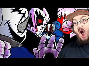 VHS vs ULB (VHS SANS VS LAST BREATH SANS ANIMATION) #Undertale REACTION!!!