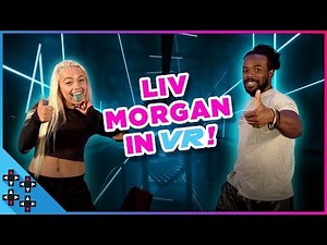 LIV MORGAN plays THE EXORCIST: LEGION and BEAT SABER VR! - UpUpDownDown Plays