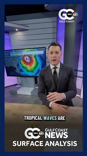 Hurricane Erin surface analysis map