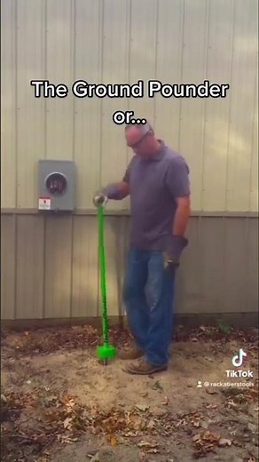 The BEST Manual Ground Rod DRIVER! ⚡