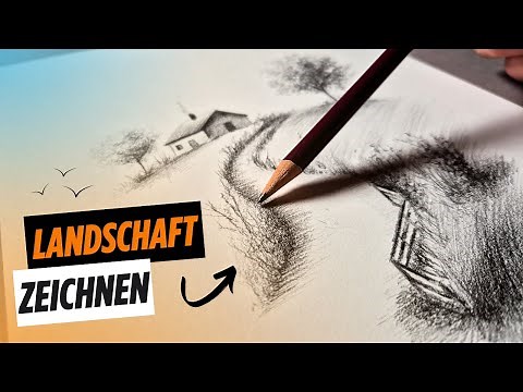 Landschaft zeichnen für Anfänger! Mach mit!