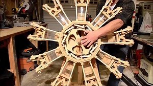 Homemade 9 Cylinder Radial Wood Engine ( Credit: Ian Jimmerson ) | Street FX Motorsport USA