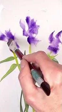Ignore the rules! How to paint abstract flowers! #watercolorpainting