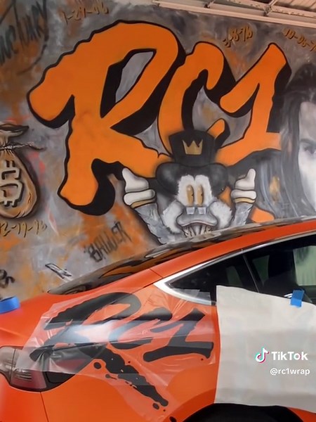 RC1 Forever!⭐️ Tesla Model 3 recently added into the RC1 Team! Wrapped and estimated to drive 200-300 miles daily all around the city 🚀 Let’s go! #rc1 #wraps #tesla