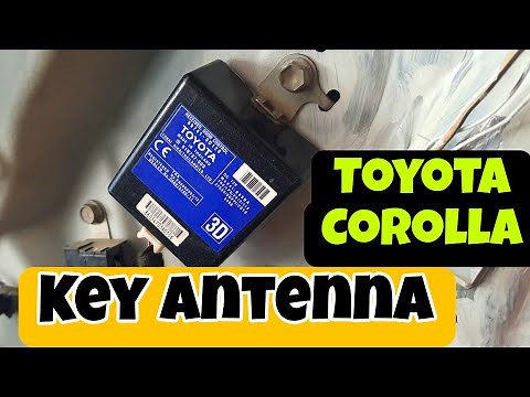 Toyota key antenna location.