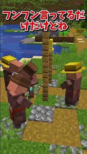 [Slow commentary] Do you know what a villager's day is like? [Minecraft]