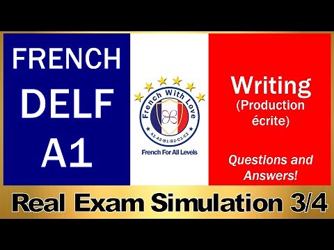 DELF A1 FRENCH WRITING EXAM SAMPLE✍️ | Ready-to-Use French Phrases & Easy French Sentences Included!