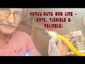 00FT CSST Flexible Gas Line – Stainless Steel Durability for Propane & Natural Gas Use!