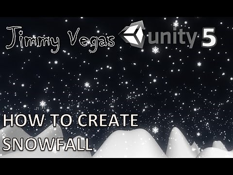 Mini Unity Tutorial - How To Create Snow / Snowfall - Beginner Tutorials