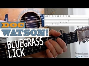 LICK #4 - Doc Watson | Bluegrass Guitar Lesson with TAB