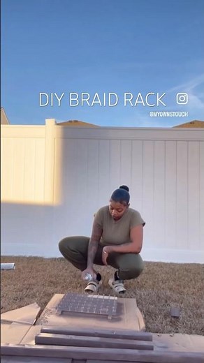 DIY Braid Rack | The ultimate time saver 🤌🏾