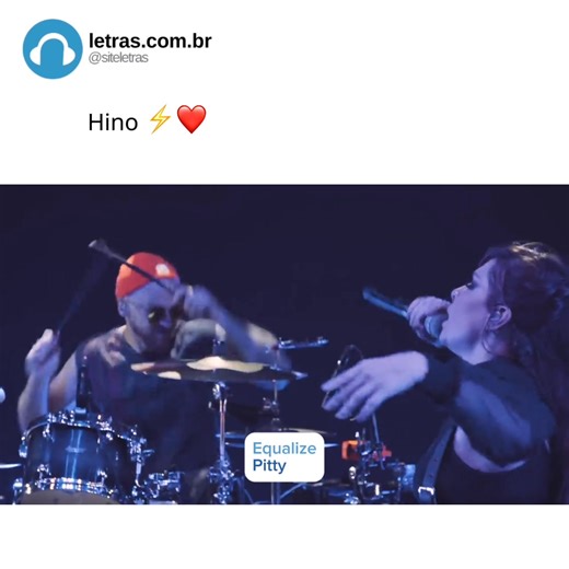 Pitty - Equalize 🩵 https://www.letras.com.br/pitty/equalize | Letras