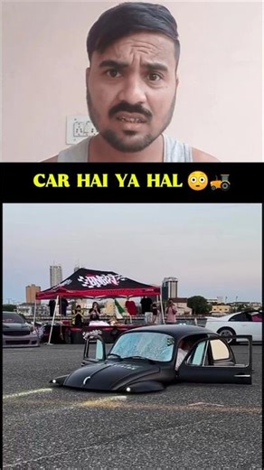 🔥Itni niche baitha di… log confuse ho gaye 😳 Car hai ya hal 😂 #jugaad #modifiedcars