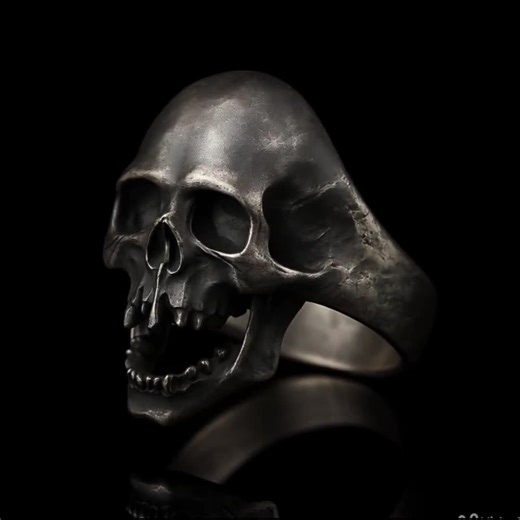 Men’s 316L Stainless Steel Skull Ring – Gothic Biker Punk Style /20 - Etsy