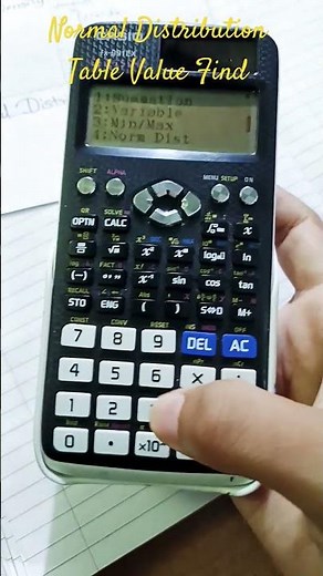 Normal Distribution By Casio FX-991EX