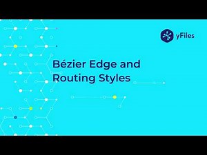 yFiles 2020 - Bézier Edge and Routing Styles