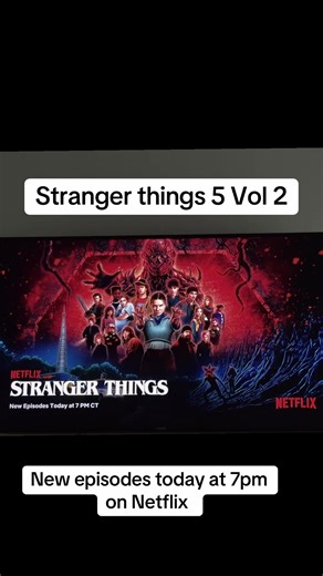 Less than 24hrs to go!!! Stranger things 5 vol 2 is here tonight!!!#creatorsearchinsights #strangerthings5 #strangerthingsvol2 #netflix #newrelease