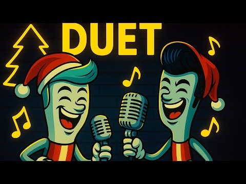 The Singing Toothbrush & Toothpaste – Christmas Duet! 🎄🎤 (Rockabilly Style)