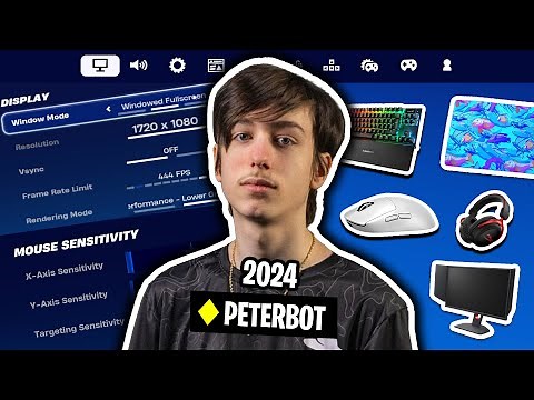 Peterbot FINALLY Reveals NEW SETUP & HIDDEN Settings! (BEST Settings)