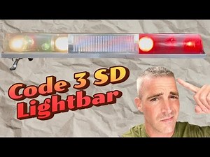 Code 3 SD Lightbar In Action! Multiple Angles of Classic Emergency Flash