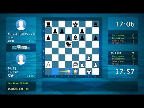 Chess Game Analysis: McTj - Guest50835578, 1-0 (By ChessFriends.com)