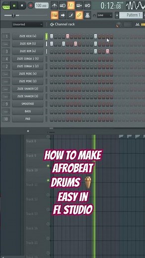 HOW TO MAKE AFROBEAT DRUMS IN FL 20 #afrobeats #afropop #drums #flstudio #producer #beats #howto