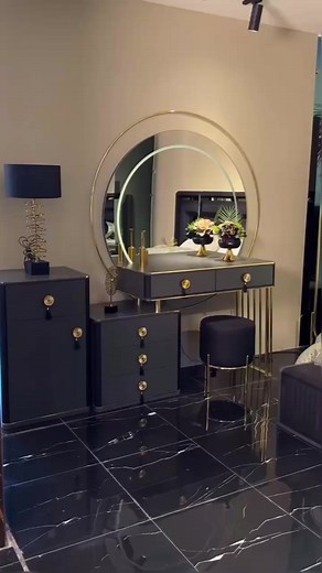 Eye catching bed It's a new look 2024. #bedroom #bed #blackbed | Royal interior & Fabrics