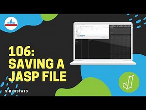 106: Saving a JASP file