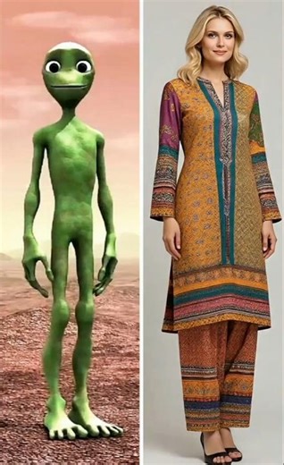 Dame Tu Cosita Green Alien & Jennifer Lopez Friendship 😱 #shorts #dametucosita #greenalien