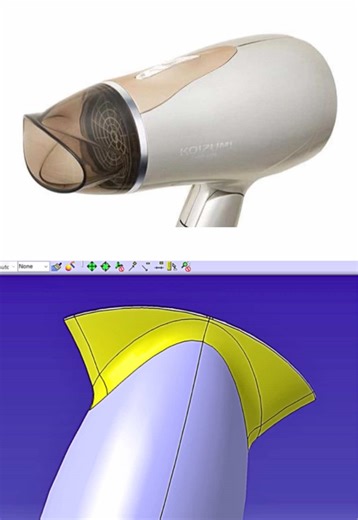 How to Create a Hairdryer Blower Using CATIA Surface Design | CATIA V5 GSD Tutorial ⚙️ #BlowerDesign #ProductDesign #IndustrialDesign #CADTutorial #CATIATutorial