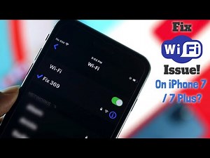 Fix - Wi-Fi Connected But No Internet iPhone 7/7 plus [iOS 15]