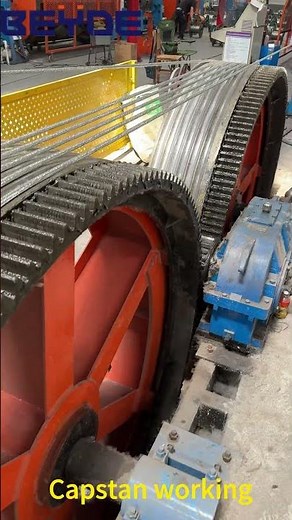wire machine capstan working status #cable #machine