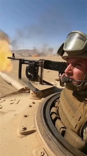 lmg on a tank is a very powerful machine testing it today with my military folks #tanks #military