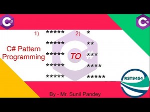 C# Pattern Programming || C# Star Pattern User Input || C# Programming in Hindi || #biharideveloper