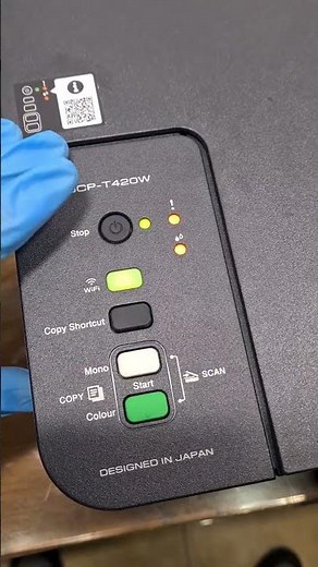 Print Test Printer Brother DCP T420W #youtubeshorts #printer #tipsandtricks #brother #tutorial