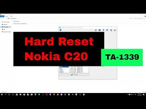 Hard Reset NOKIA C20 - TA-1339