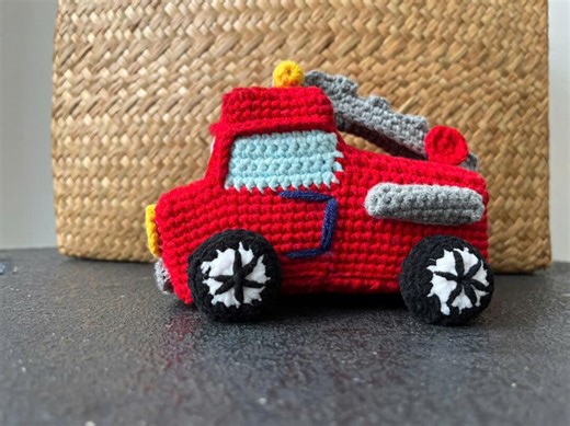Fire Truck Toy Crochet Pattern, Fire Truck Agurumi Crochet English Pattern, Fire Truck Pattern, Fire Truck Agurumi Crochet Pattern Gift - Etsy