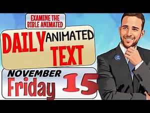 JW DAILY ANIMATED TEXT 🔵 JEHOVAH'S EYES ARE WATCHING ✅ EXAMINE THE BIBLE ANIMATED
