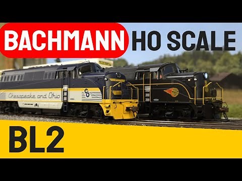 Product Demo: Bachmann HO Scale BL2 Diesel Locomotive DCC Equipped with LED Lighting!