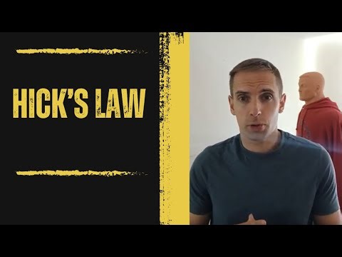 How Can Hick's Law Improve Your Self-Defence ?