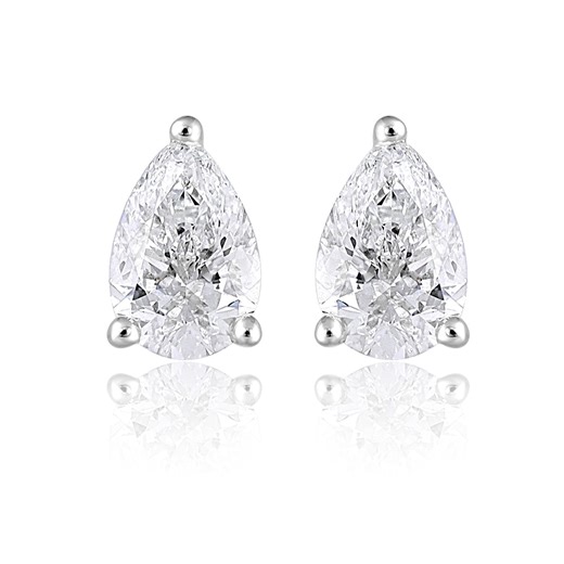 Lab Created 2.00 CT. T.W. Fancy Cut Diamond Stud Earrings in 18K Gold - Samsclub.com