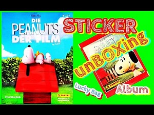 PEANUTS SNOOPY & FRIENDS PANINI Sticker Album new SURPRISE 4K UNBOXING Aufkleber NEU auspacken :)