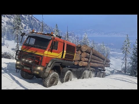 Snowrunner: Long Logs in Kola Peninsula (Strategic Reserve)