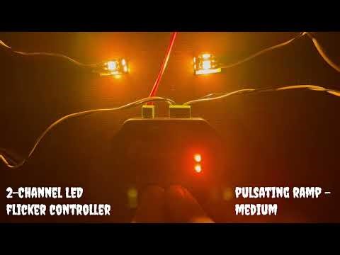 2 Channel LED Light Flicker Controller Demo