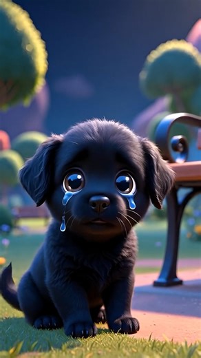 The Lonely Puppy at Night #short #shorts #tranding #viral #usa ##cartoon #kids #badtimestory